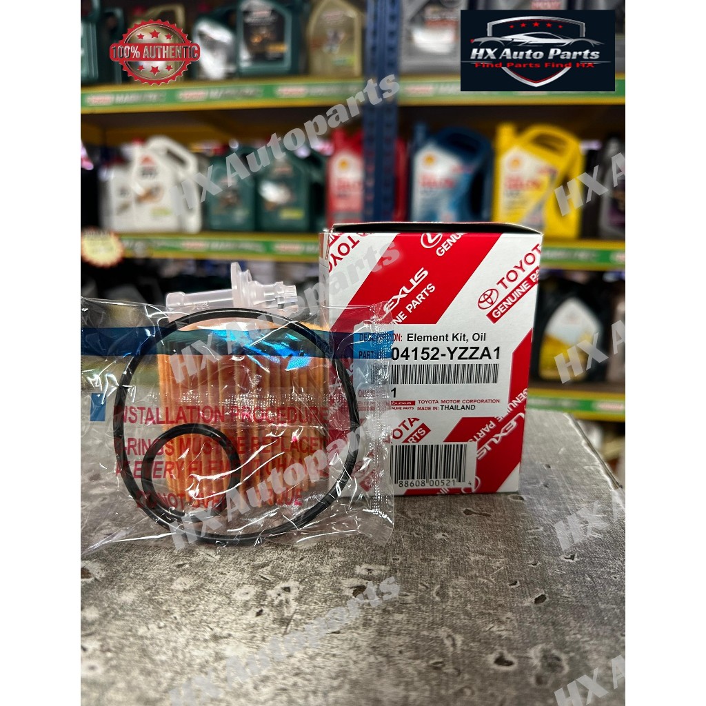 GENUINE TOYOTA OIL FILTER [04152-YZZA1 & 04152-YZZD1] ESTIMA V6 ...