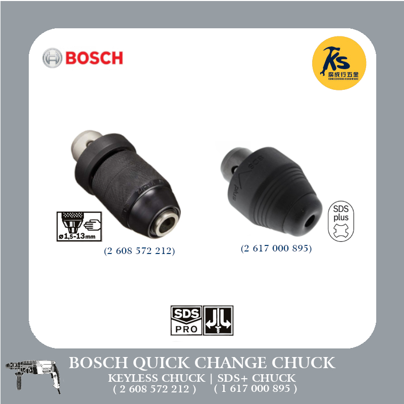 BOSCH Quick Change Adapter For GBH 2-26 DFR | GBH 2-28 DFV | GBH 3-28 ...