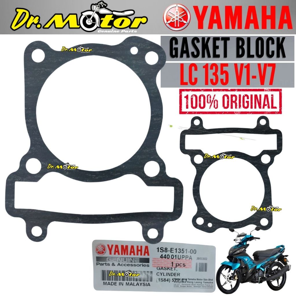 LC135 V1-V8 FZ150 Y15ZR LC135 4S 5SPEED 135LC LC 135 Y15 FZ Gasket ...
