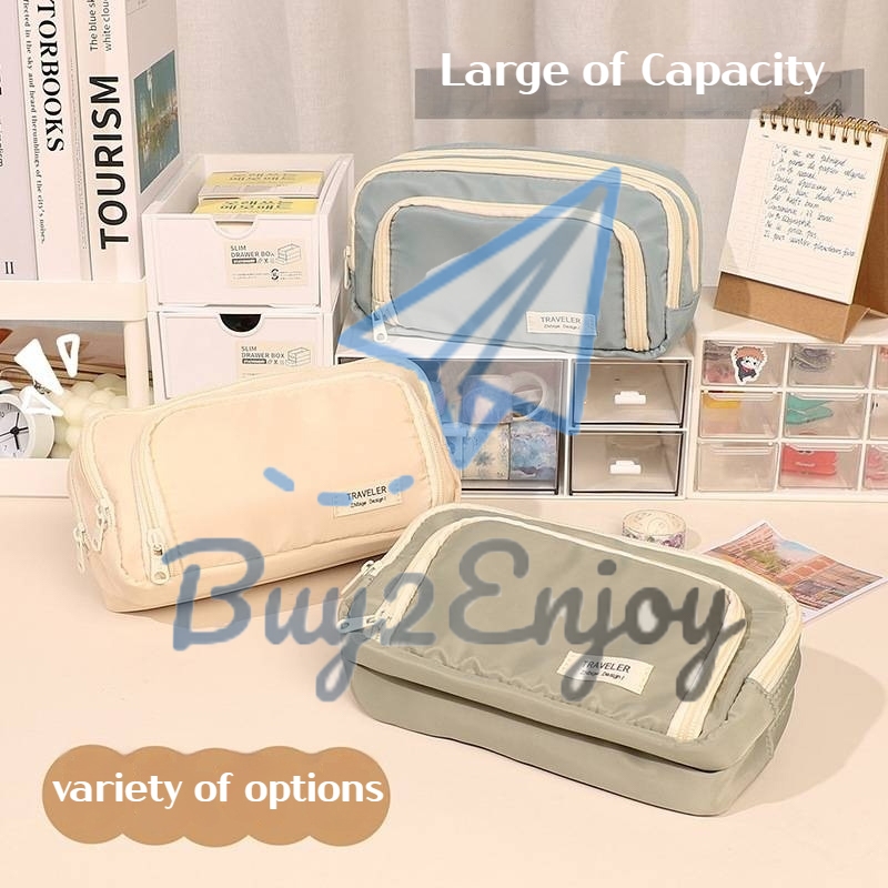 Pencil Case Large Capacity Pencil Box 铅笔盒 Pensil Case Aesthetic Korean ...
