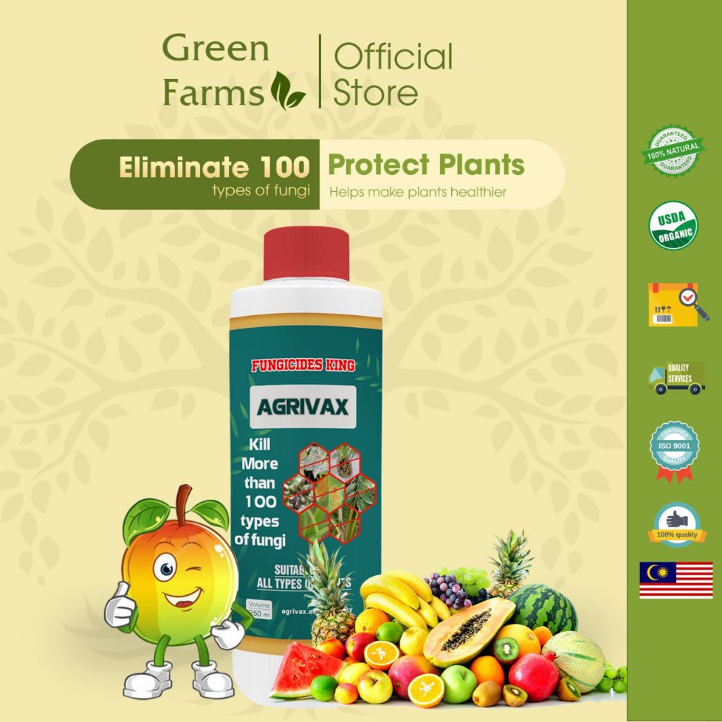 Ubat antikulat biologi Agrivax, ubat antikulat durian, tahan lebih ...