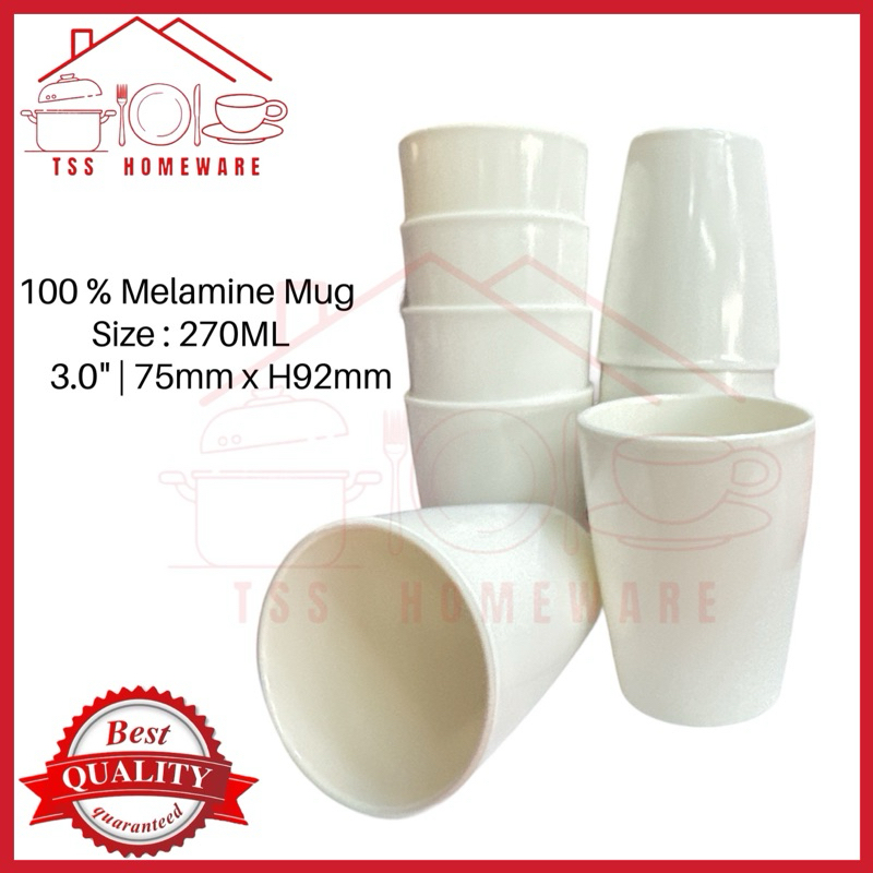 270ml Melamine Mug/Melamine Glass/Glass melamine/Glass Air/Cawan Air ...