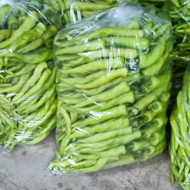 Lada Solok Fresh Gred AAA(5kg)/ Lada Hijau / Lada Taming sari/ Lada ...