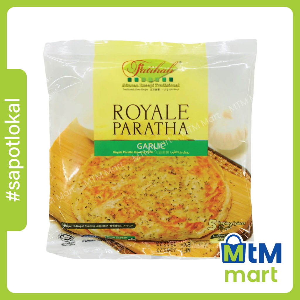 FATIHAH Royale Paratha Garlic 350g | Roti Paratha Bawang Putih | ⚠ ...