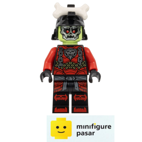njo0807 Lego Ninjago Core 112324 - Bone King Minifigure - New | Shopee ...