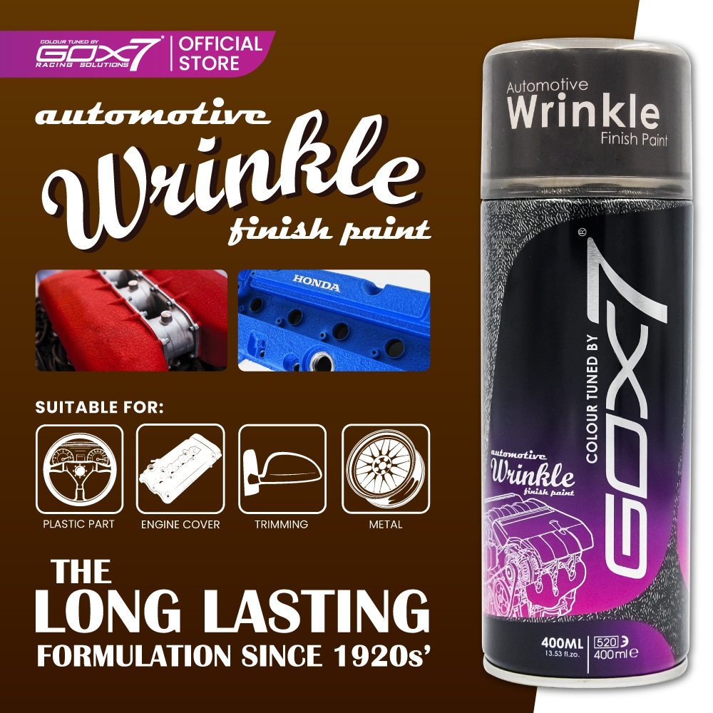 Gox7 Automotive Wrinkle Finish Paint AW78** Series 400ml Aerosol Spray ...