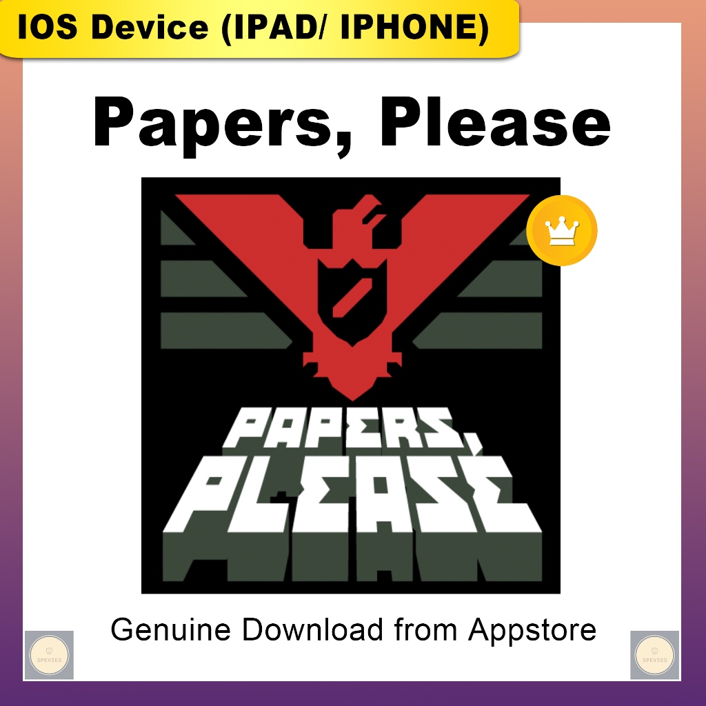 [IOS] 💥Papers, Please💥 Game for IOS Devices (Iphone, Ipad) | Shopee ...