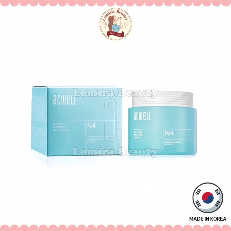 Acwell Real Aqua Balancing Cream (50ml) •Acwell N4 Cream｜Moisturizer ...