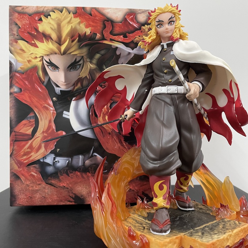 🔥Ready Stock🔥Demon Slayer GK Kyojuro Rengoku Action Figure 鬼灭之刃 GK炼狱杏寿郞 ...