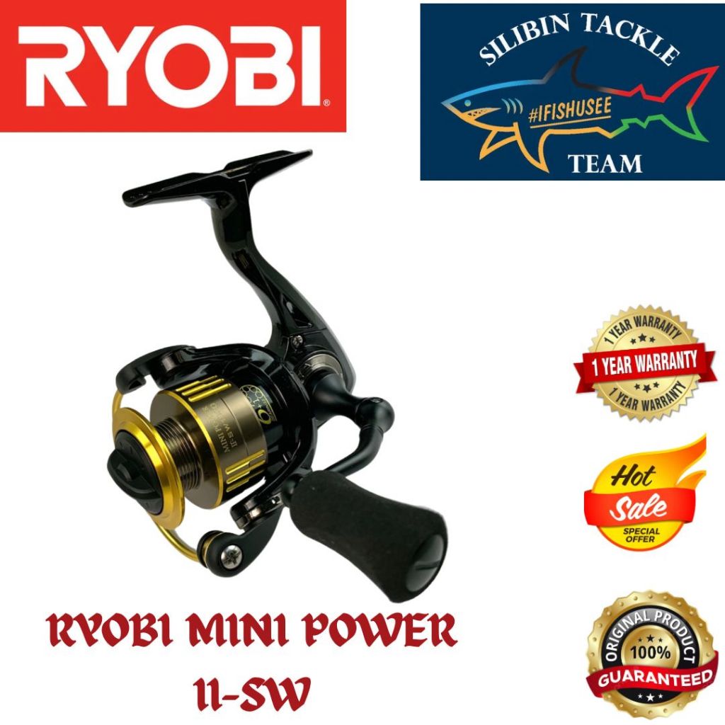 RYOBI MINI POWER II-Sw 800, 1000 FISHING REEL 🔥 | Shopee Malaysia