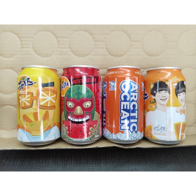 Non-Coca Cola Fanta Empty can set Soda Drink | Shopee Malaysia