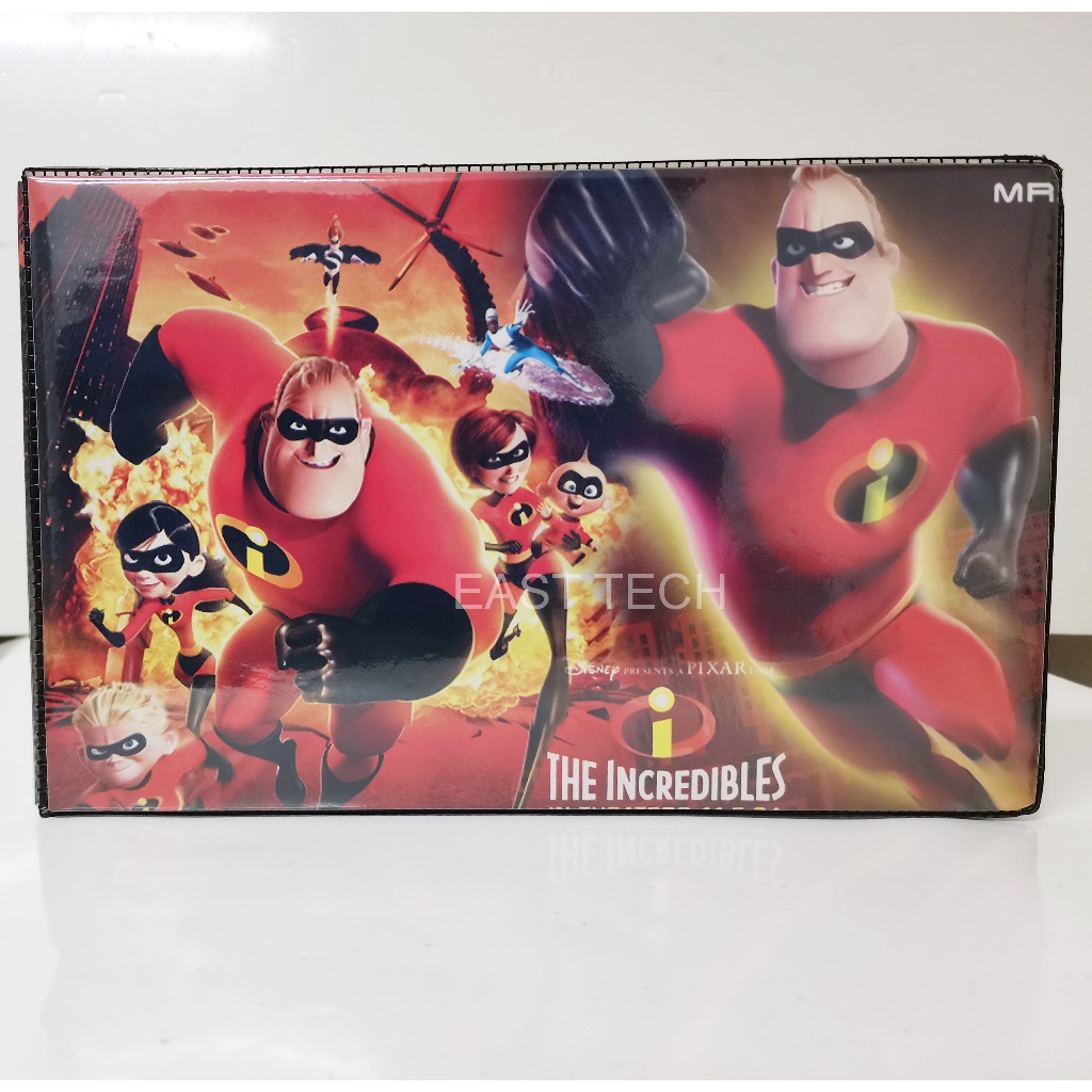 The Incredibles CD Sleeve Hard Cover SMALL PVC 2D Ring CD VCD File / CD ...