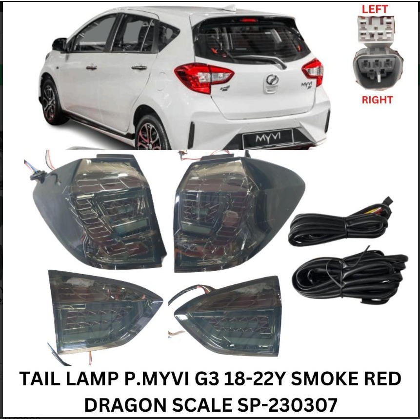 DRAGON SCALE V2 Perodua Myvi GEN3 8-22 RUNNING SIGNAL SMALL LAMP ...