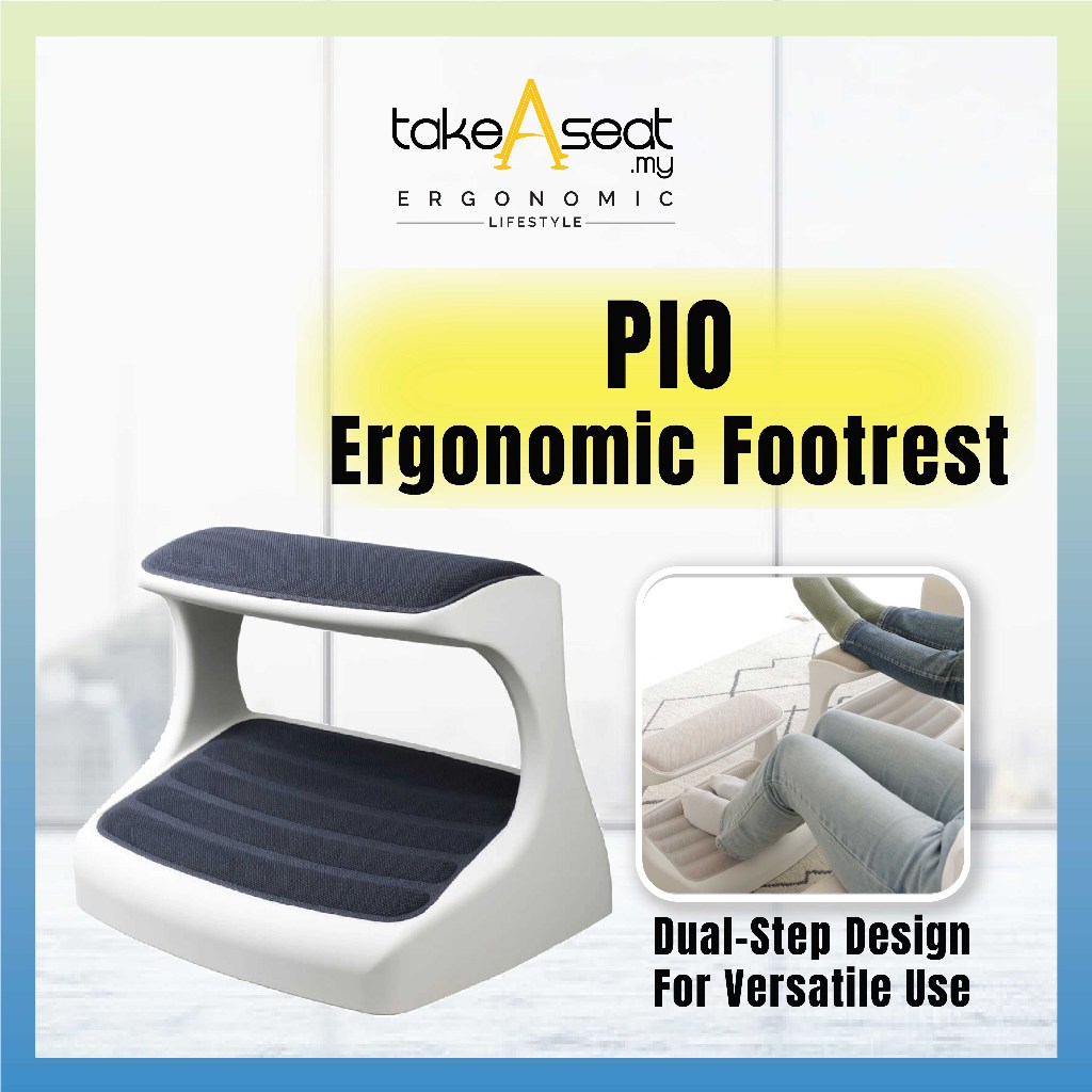 ergoActive ★ PIO Ergonomic Footrest ★ Made in Korea ★ Dual-step Design ...