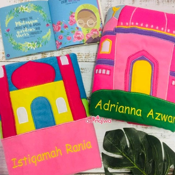 Yuna Valet Sejadah Budak Warna Warni Corak Cartoon Kain Felt Lembut ...