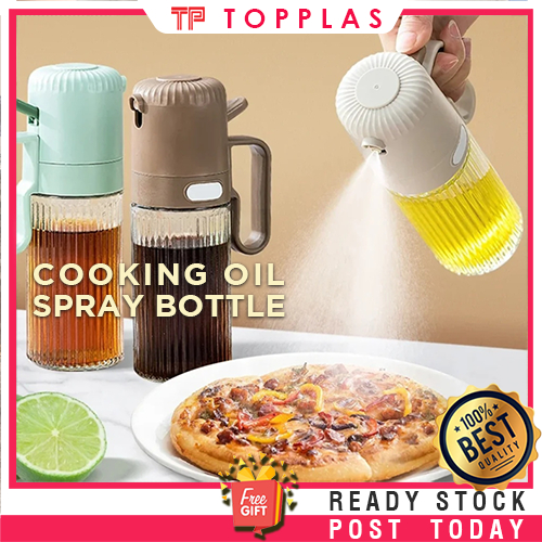 250ml Cooking Oil Spray Bottle Botol Minyak High Pressure Olive Oil ...