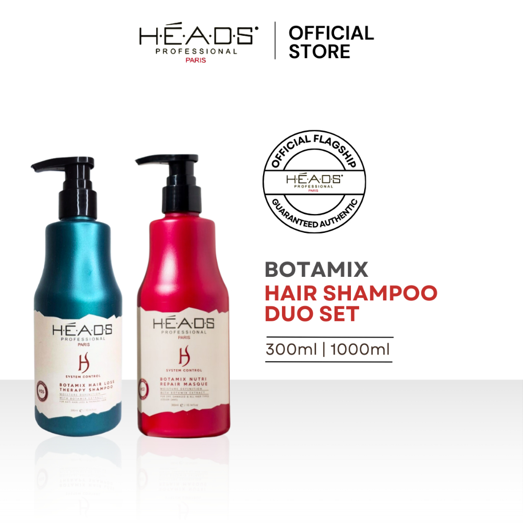 HEADS Botamix DUO Conditioner and Shampoo Treatment Shampoo Dandruff ...