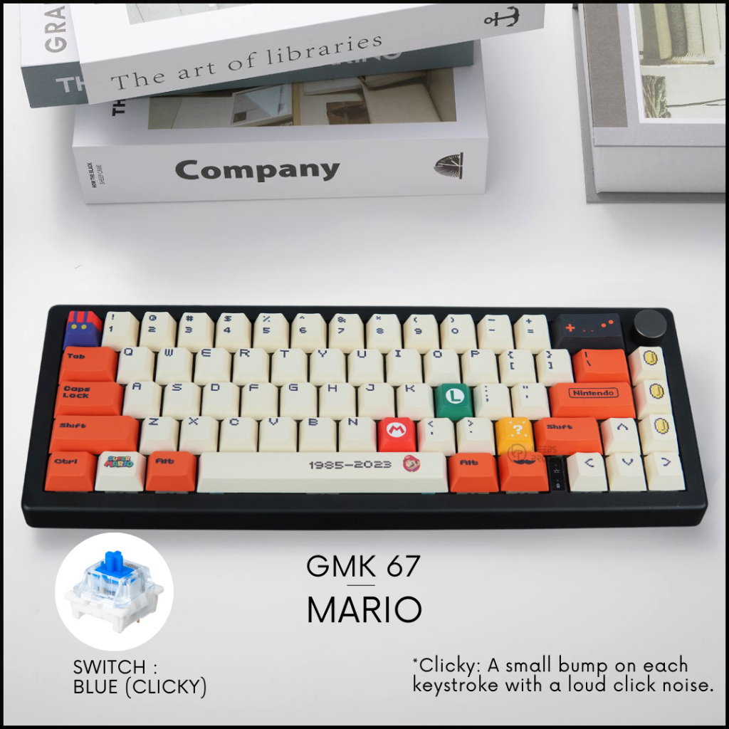 [Ready Stock] GMK67 Wireless Trimode Gasket Mounted Mechanical Keyboard CIY GAS 67 GMK 67 Poron ...