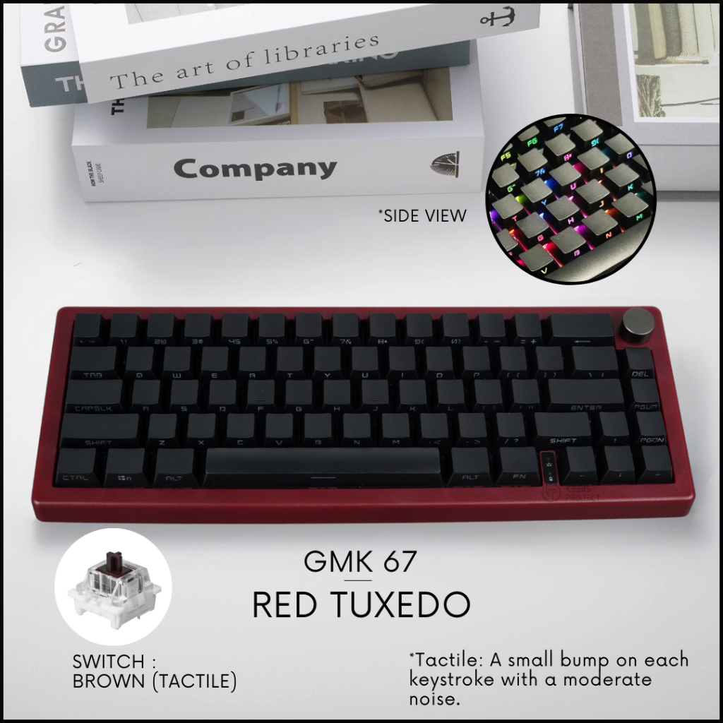 [Ready Stock] GMK67 Wireless Trimode Gasket Mounted Mechanical Keyboard ...