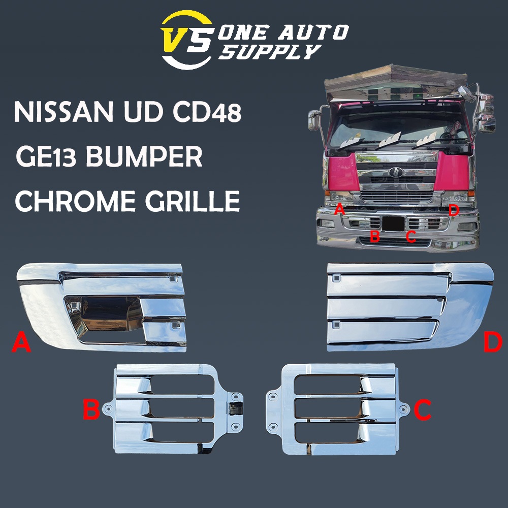 NISSAN UD CD48 GE13 BUMPER CHROME GRILLE | Shopee Malaysia