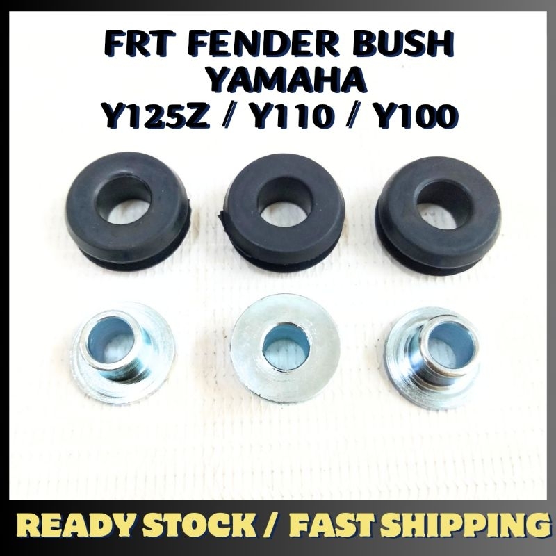 YAMAHA Y100 Y110 Y125Z Y125ZR FRONT MUDGUARD RUBBER BUSH FRONT FENDER ...