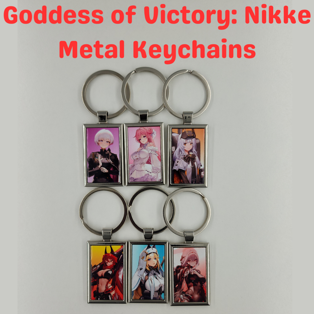 Goddess of Victory: Nikke Premium Metal Keychain Goddess Squad ...