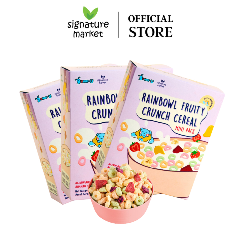 Signature Market Bunny-U Rainbowl Fruity Crunch Cereal Mini Pack Trio ...
