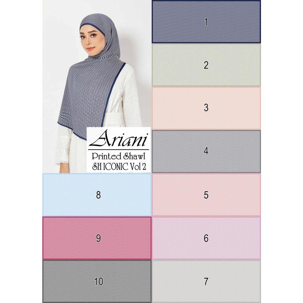 💥SHAWL ARIANI INSPIRED - ICONIC (VIETNAM) ️(NEW DESIGN)💥 | Shopee Malaysia