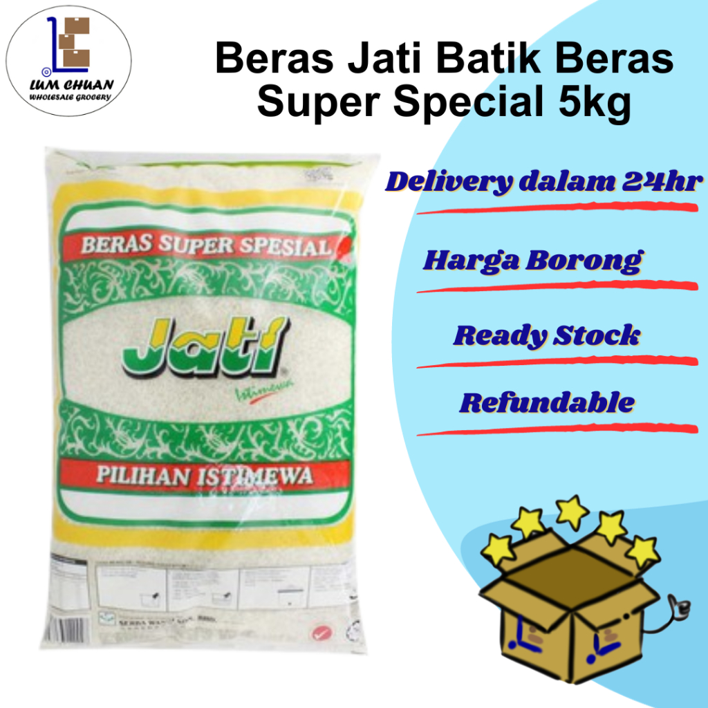 Beras Jati Batik Beras Super Special 5kg/Beras Jati Istimewa | Shopee ...