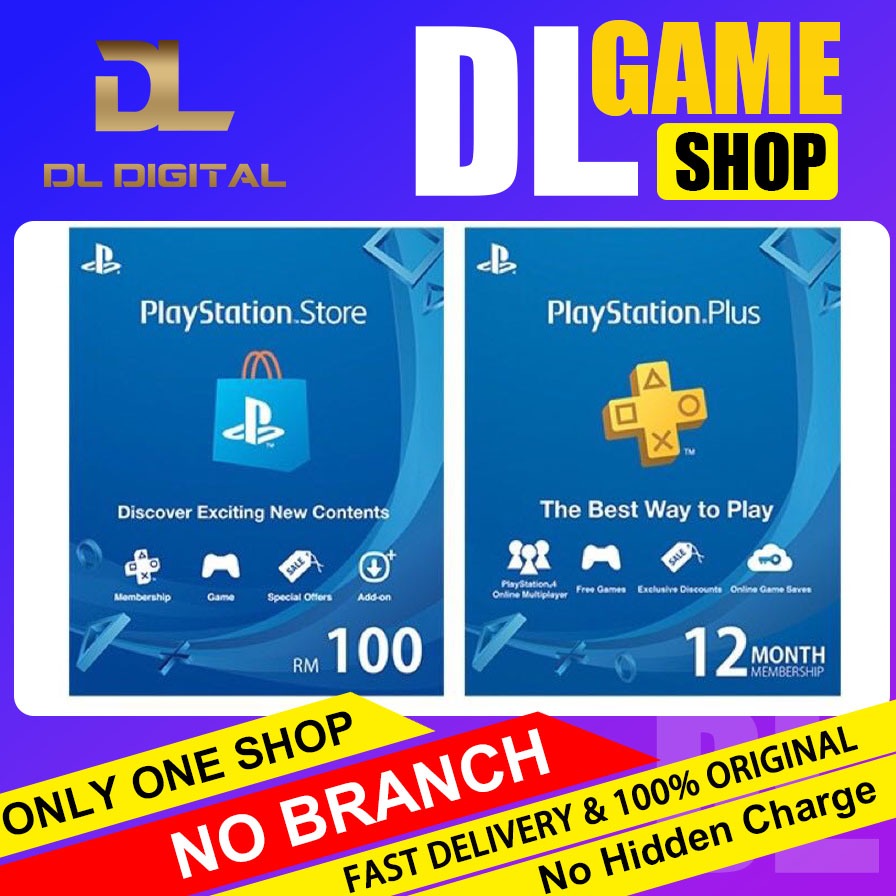 (MYR) PSN wallet Gift Card Code Malaysia RM 30 RM 50 RM 100 RM 200 (MY ...