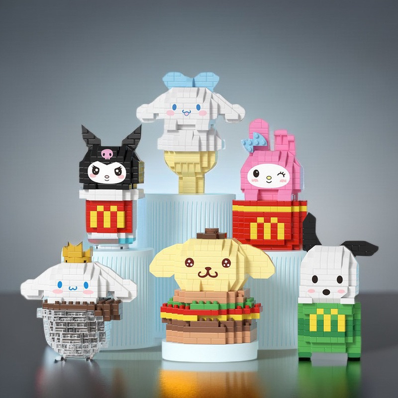 SANRIO BRICKS BLOCK OF MCD MELODY CINNAMOROll KURUOMI | Shopee Malaysia