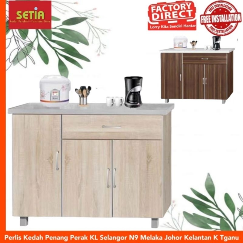 Setia- Kitchen Cabinet 4ft / Alamri Dapur 4ft / Cabinet 4ft | Shopee Malaysia