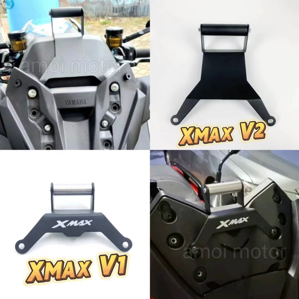 XMAX250 300 V1 V2 GPS BRACKET PHONE HOLDER IRON HOLDER GPS XMAX V1 V2 ...