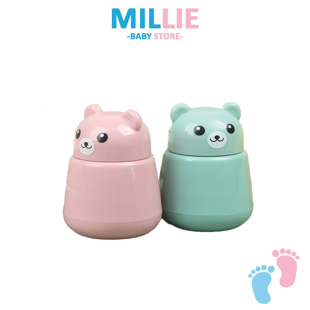 MILLIE Cute Bear Medicine Grinder Multifunction Medicine Pill Crusher ...