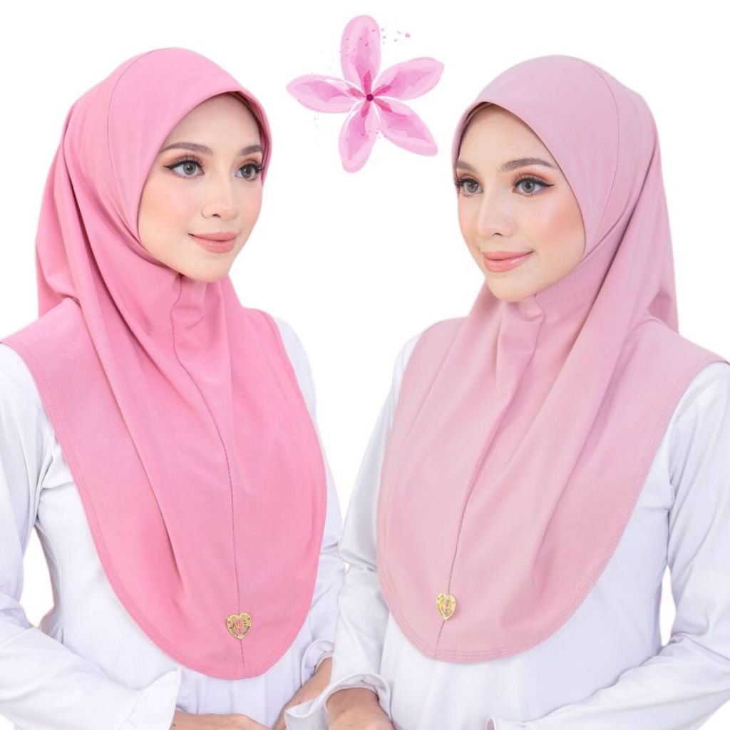 Tudung Instant | Tudung Moscrepe Plain | Tudung Owning Moscrepe ...