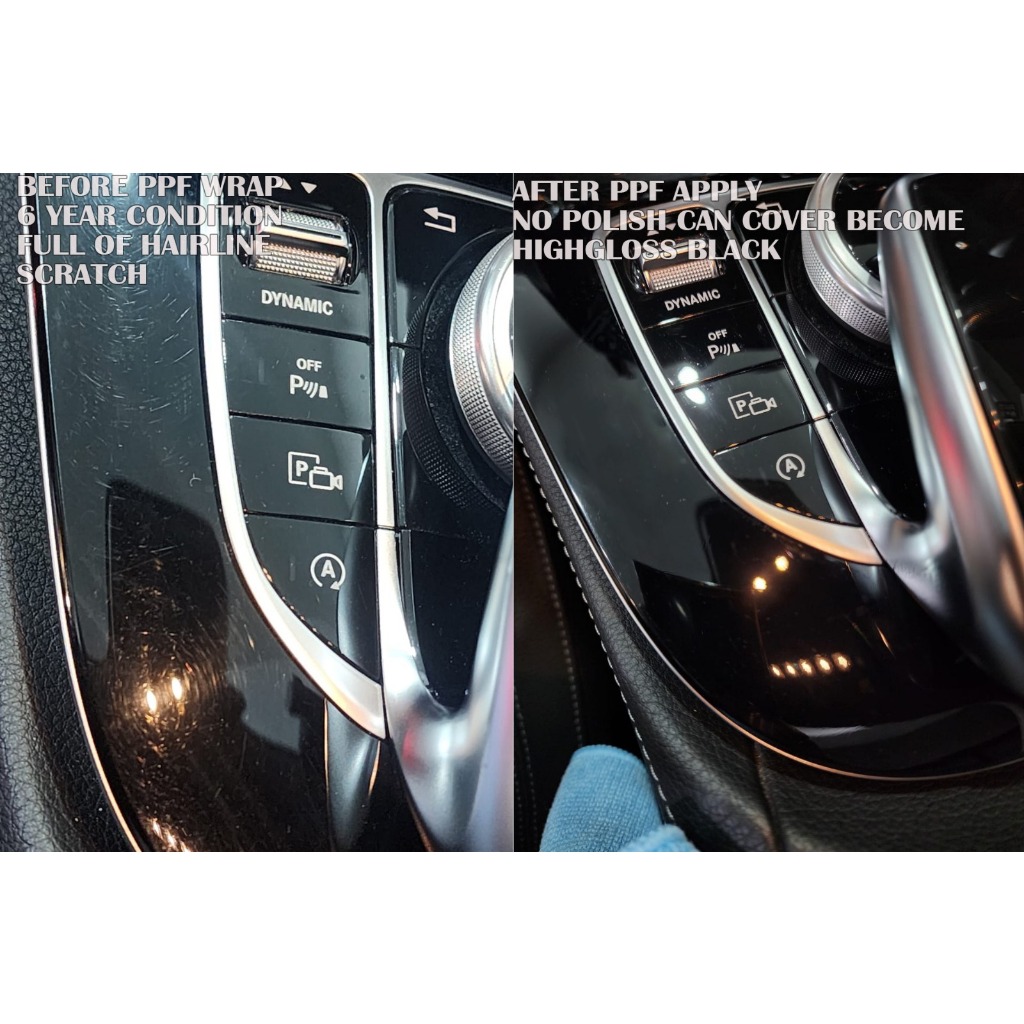 MERCEDWS-BEN E-CLASS (W213) INTERIOR PPF PRE CUT (3M/TECKWRAP/HEXIS TPU ...