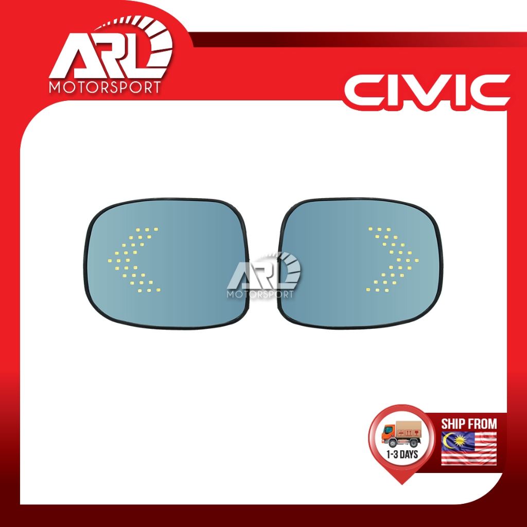 Honda Civic 9th TRO FB SNL Blue Side Mirror with LED Signal Lamp LED ...