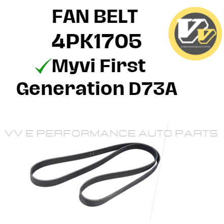 NEW FAN BELT 4PK1705 For Myvi First Generation D73A | Shopee Malaysia