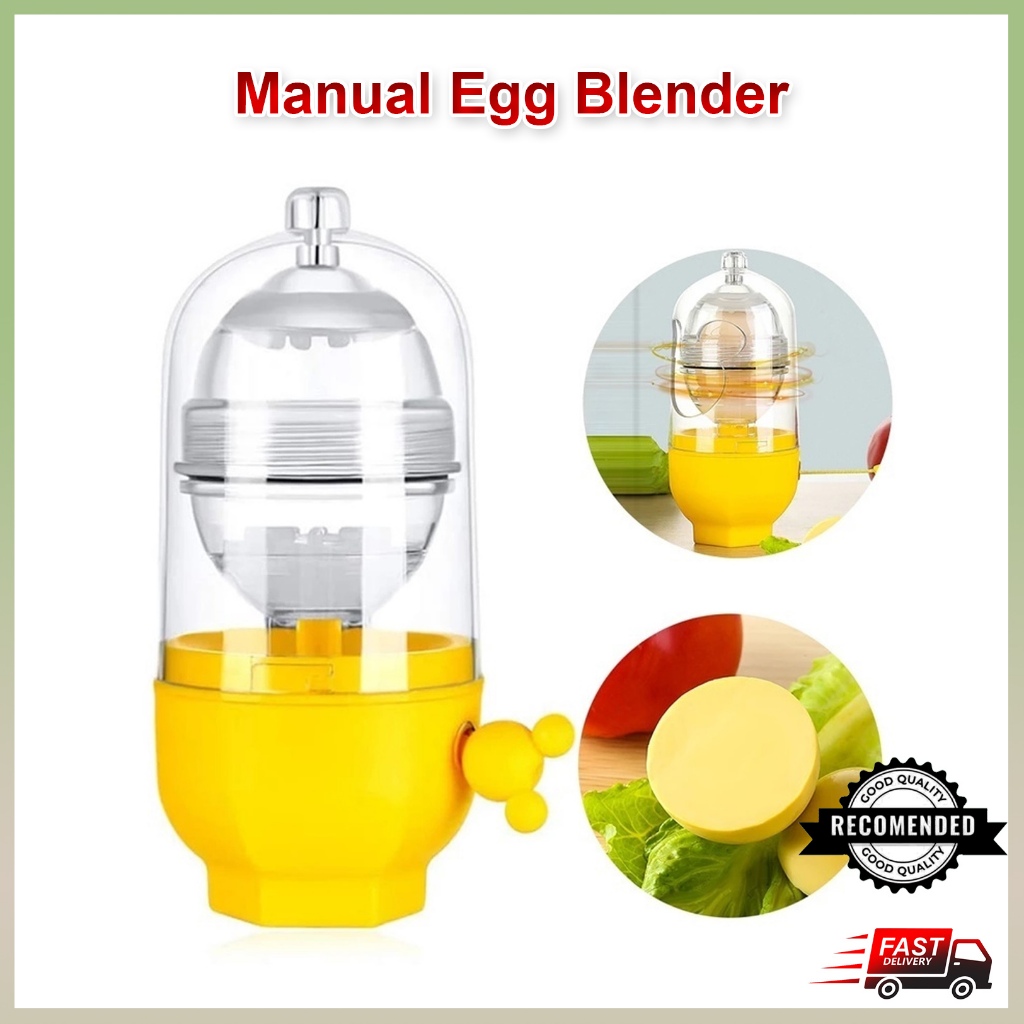 Manual Egg Blender Machine Mixer Puller Stirring tool 转蛋器 Manual Mesin ...