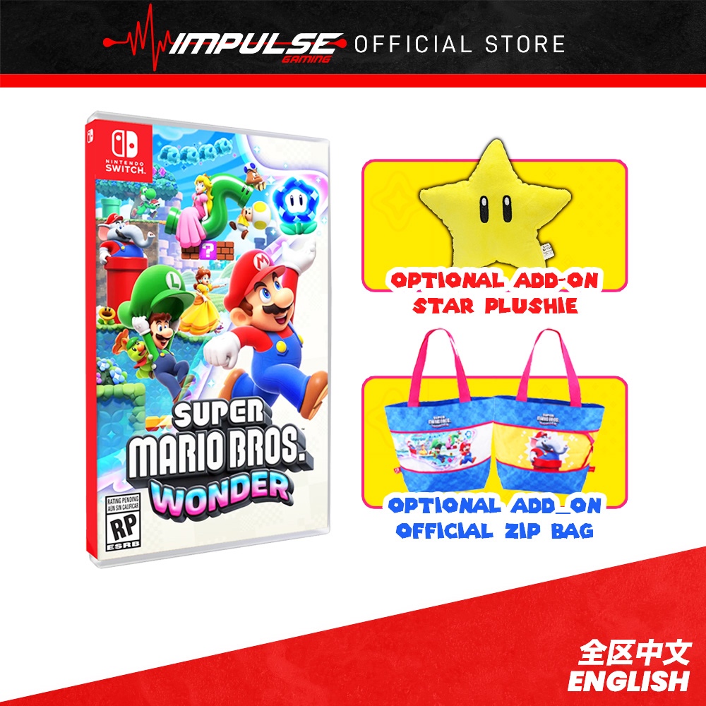 NSW Nintendo Switch Super Mario Bros. Wonder Chi/Eng Version 超级马力欧 ...
