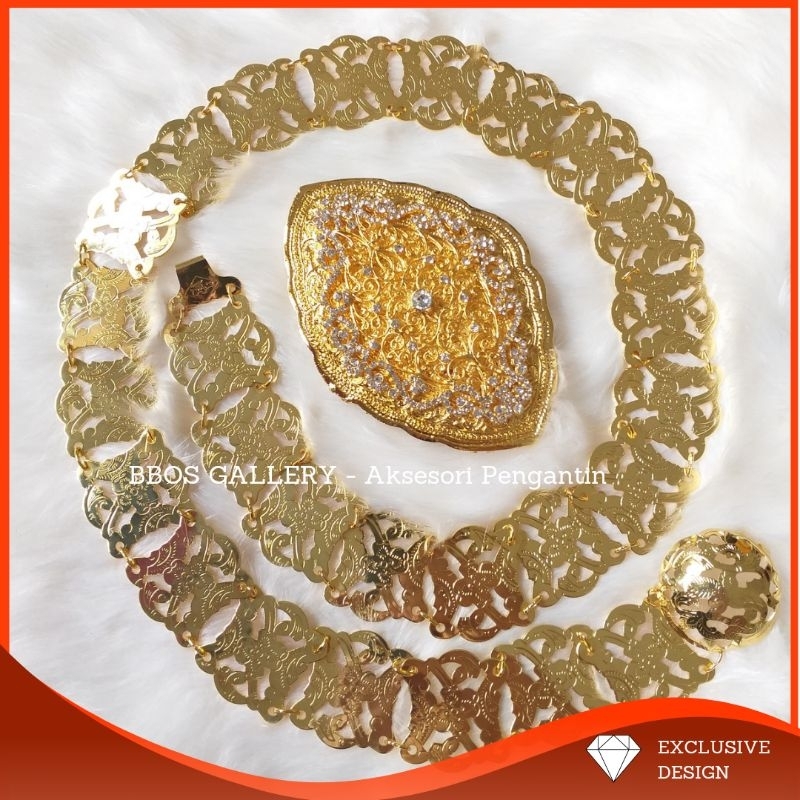 Talipinggang Dan Pending AKSESORI TRADISIONAL KLASIK PENGANTIN | Shopee ...