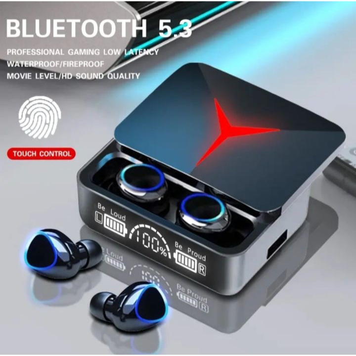 TWS Bluetooth Earphone M90 Pro Bass Bluetooth Headphone Hi-Res Audio Touch Control Wireless ...
