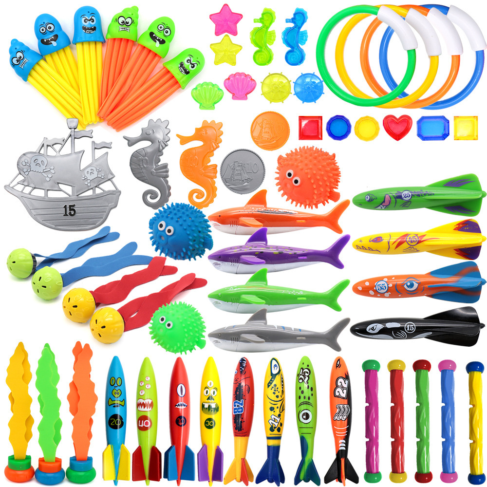 Diving Pool Toys swimming throwing diving toys Swimming Ring Stick ...