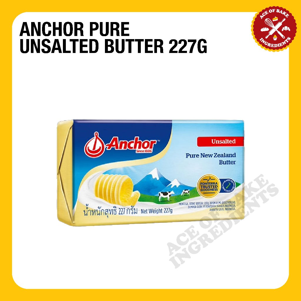 Anchor™ Pure Salted Butter 250g / Unsalted Butter 227g | Shopee Malaysia