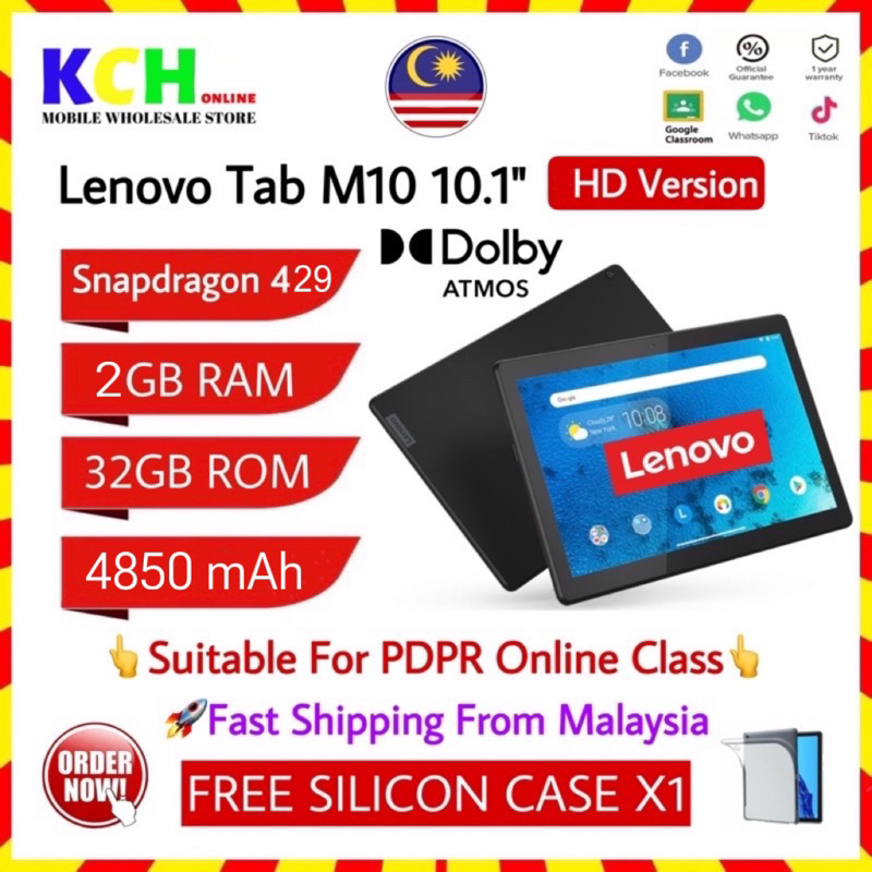 Lenovo Tab M10/M8 FHD/E10 IPS TB-X505/TB-8705/TB-X104F/Dtab Compact ...