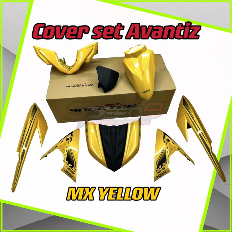 Doctor cover set avantiz MX yellow | Shopee Malaysia