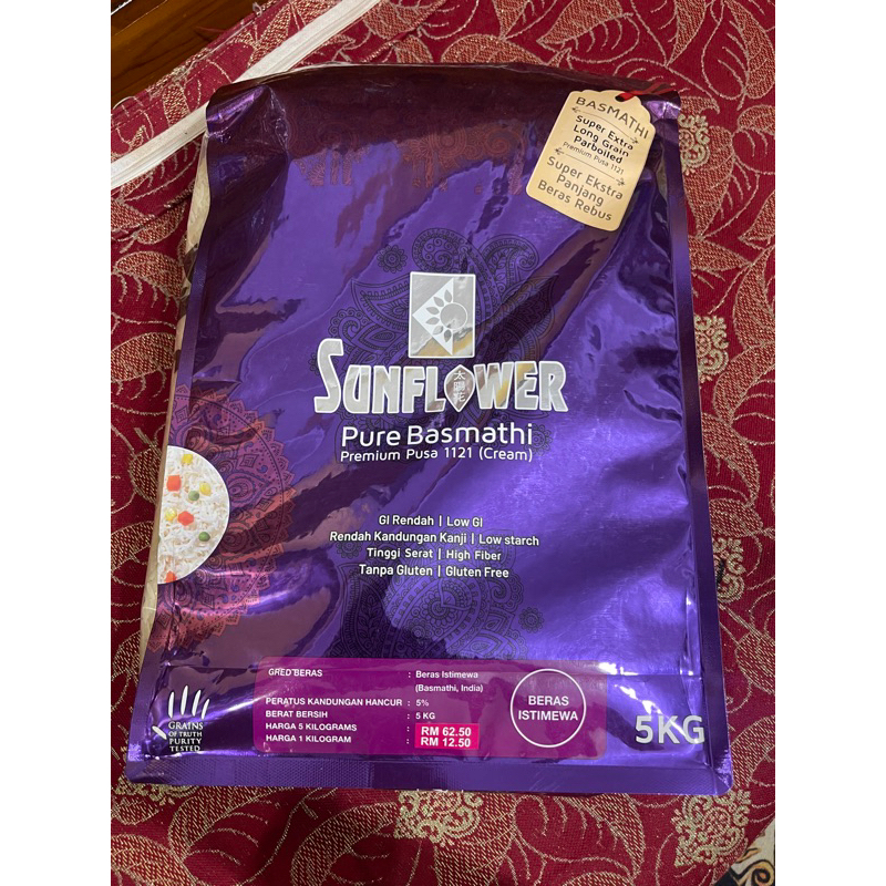 beras pure basmati 5kg | Shopee Malaysia