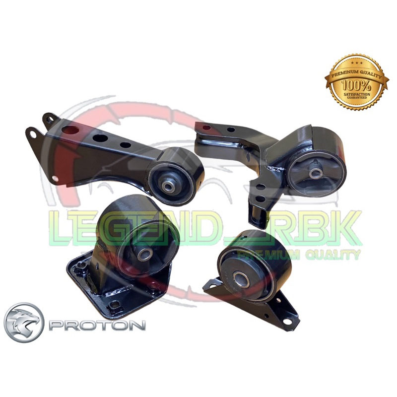 (4PCS) PROTON SAGA MAGMA 12V ISWARA AUTO / MANUAL ENGINE MOUNTING SET ...