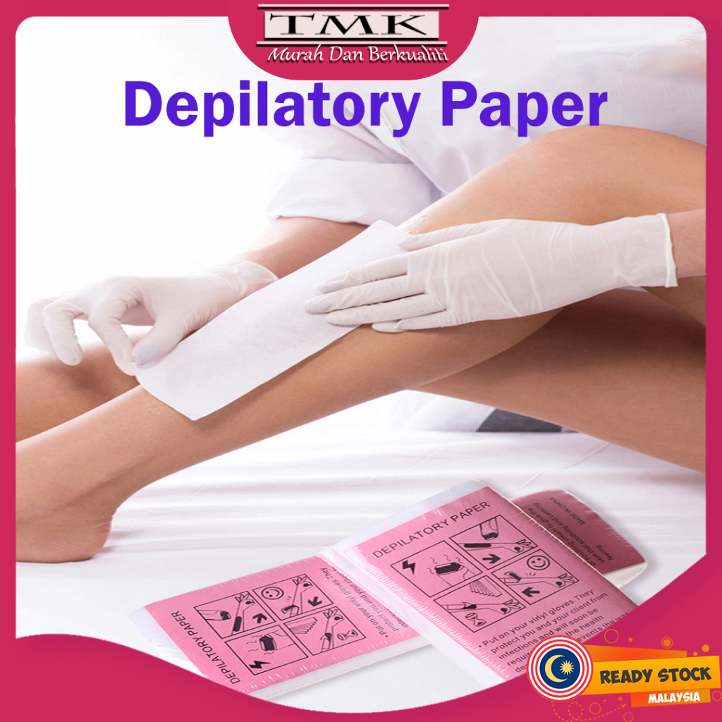 100pcs Hair Removal Remove Epilator Paper Waxing Depilatory Strip Wax ...