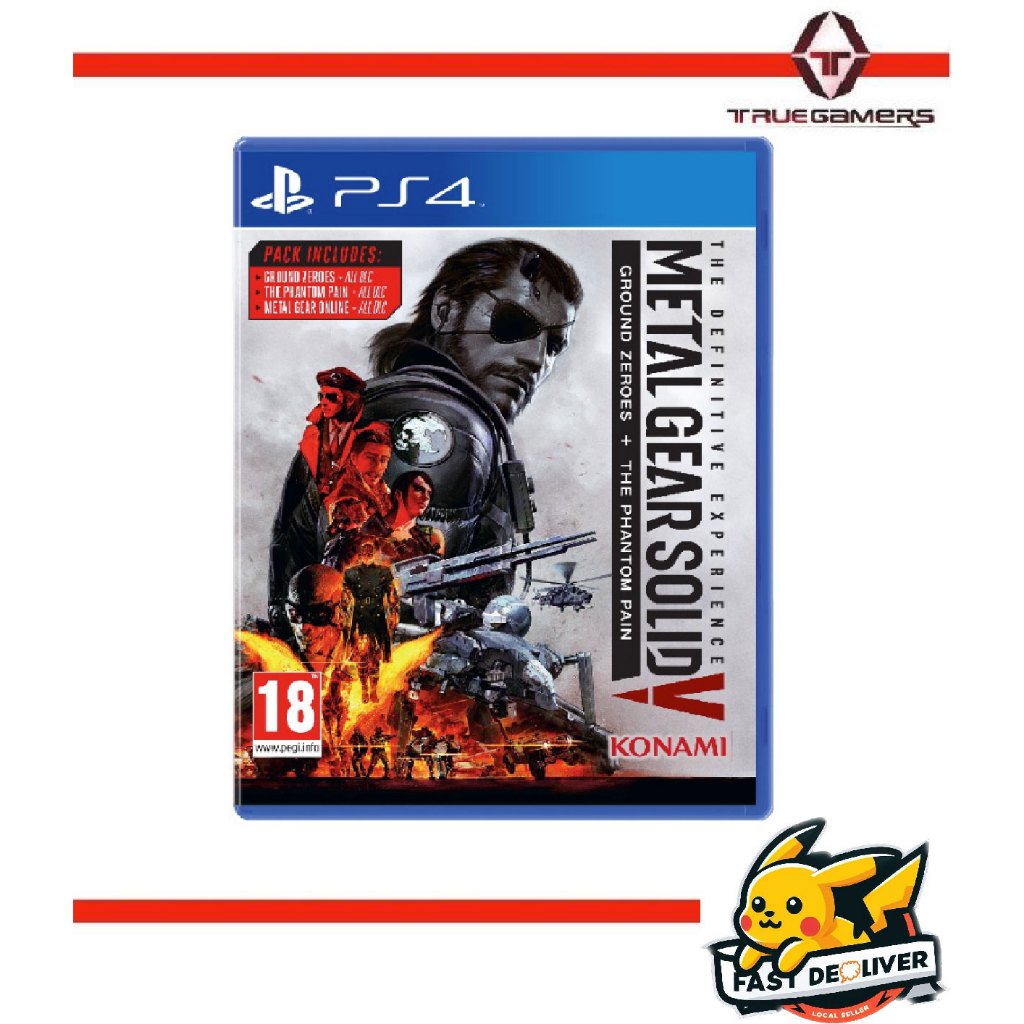 PS4 MGS V Metal Gear Solid V The Definitive Experience - R2 English | Shopee Malaysia